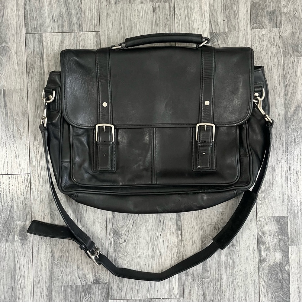 Vintage Coach Thompson Laptop Carrier/ Messenger Leat… - Gem